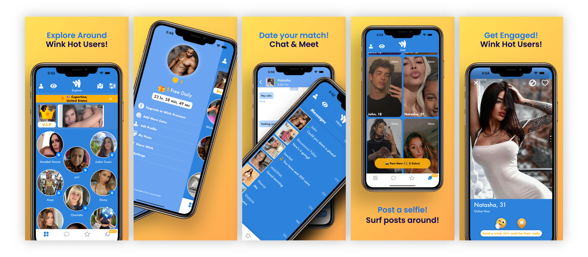 Wink - Social App